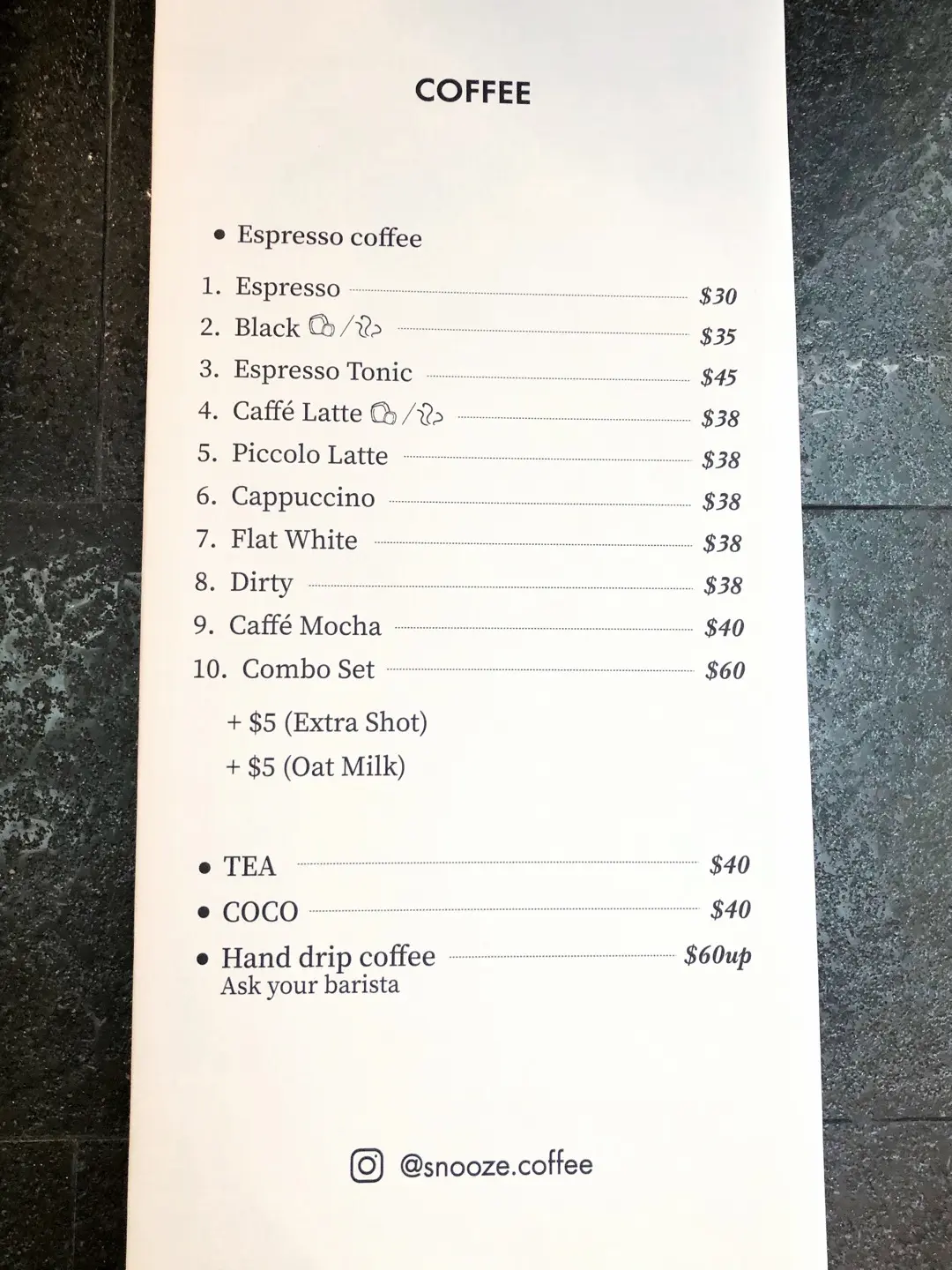 Snooze Coffee的食評 – 香港新蒲崗的西式咖啡店 | OpenRice 香港開飯喇